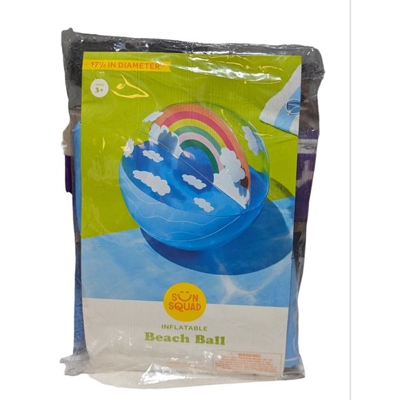 Sun Squad | Toys | Sun Squad Inflatable Beach Ball 75 Inch Diameter ...